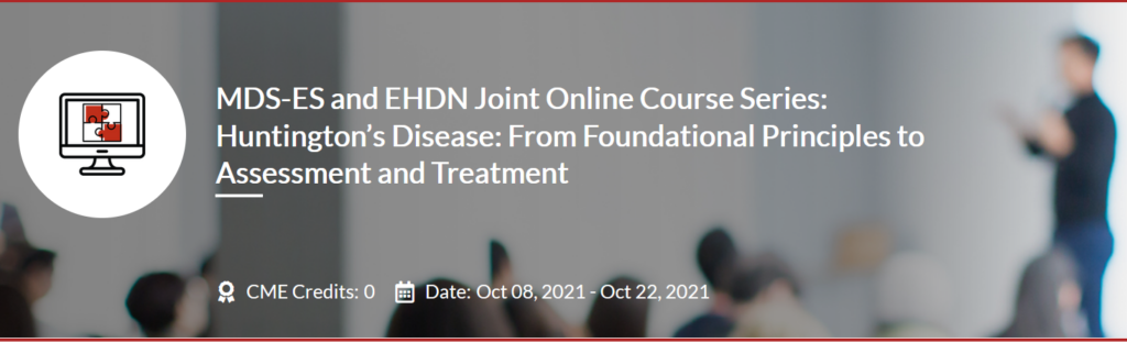 15 & 22 October | MDS-ES and EHDN Joint Online Course Series ...